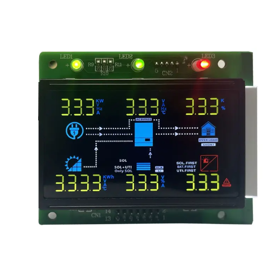 Paparan LCD Kilang Skrin VA Modul Paparan Penuh Pengawal Suria Modul ...